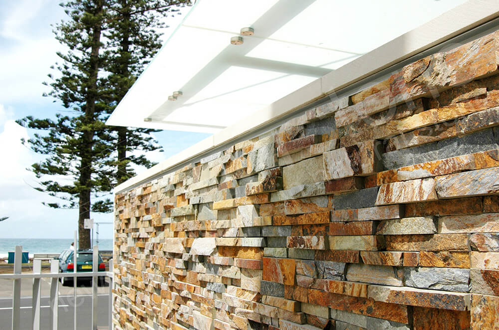 NATURAL THIN STONE VENEER ROCK PANELS - Badger State Maintenance